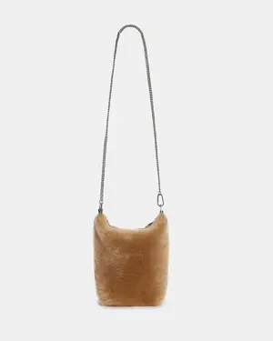 ALLSAINTS Evaline Shearling Crossbody Bag