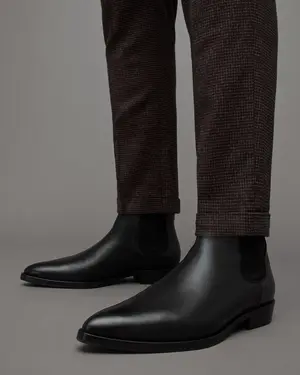 ALLSAINTS Steam Leather Chelsea Boots
