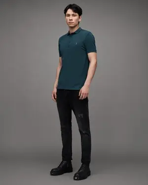 ALLSAINTS Reform Short Sleeve Polo Shirt