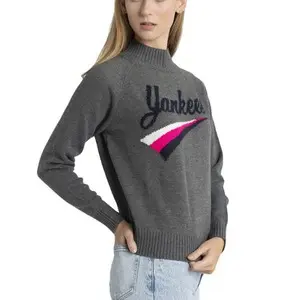 LUSSO New York Yankees Serena Raglan Pullover Sweater