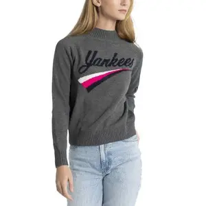 LUSSO New York Yankees Serena Raglan Pullover Sweater