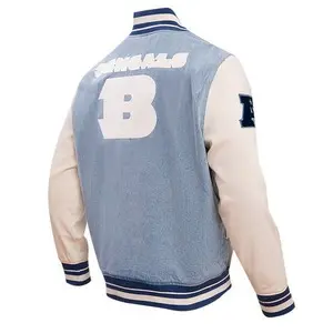 PRO STANDARD Cincinnati Bengals Varsity Blues Full-snap Varsity Jacket