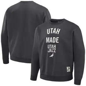 STAPLE Nba X Utah Jazz Plush Pullover Sweatshirt - Anthracite