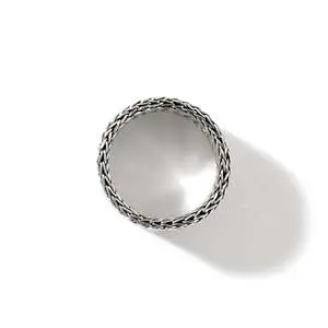 John Hardy Icon Chain Link Ring 12mm - Sterling Silver