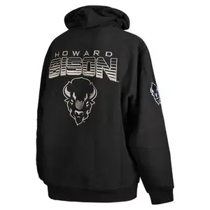 FISLL Howard Bison Puff Print Sliced Pullover Hoodie