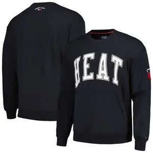 Tommy Hilfiger Miami Heat Henry Pullover Sweatshirt - Black
