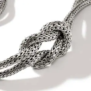 John Hardy Love Knot Necklace - Sterling Silver