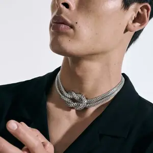 John Hardy Love Knot Necklace - Sterling Silver