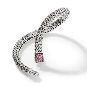 John Hardy Icon Chain Bracelet With Reversible Gemstones - Sterling Silver
