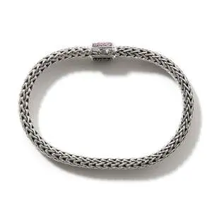 John Hardy Icon Chain Bracelet With Reversible Gemstones - Sterling Silver