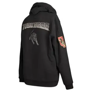FISLL Tuskegee Golden Tigers Puff Print Sliced Pullover Hoodie