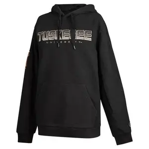 FISLL Tuskegee Golden Tigers Puff Print Sliced Pullover Hoodie