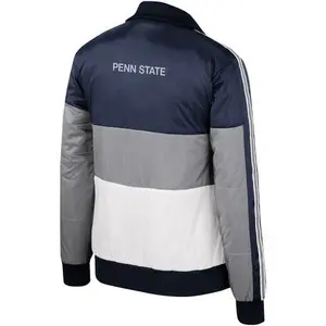 THE WILD COLLECTIVE Penn State Nittany Lions Color-block Puffer Full-zip Jacket
