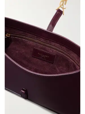 Saint Laurent Le 5 À 7 Patent-leather Shoulder Bag
