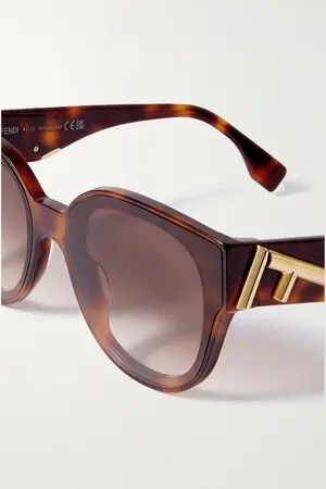 Fendi First D-frame Tortoiseshell Sunglasses - Brown