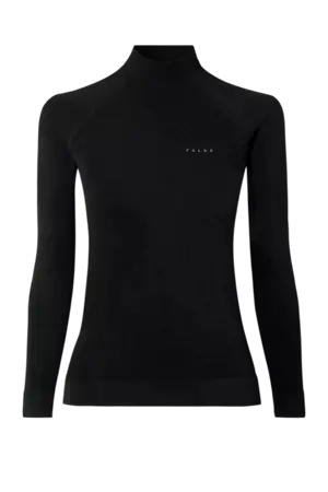 Falke Ergonomic Sport System Maximum Warm Turtleneck Top - Black