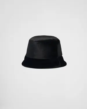 Prada Velvet Bucket Hat