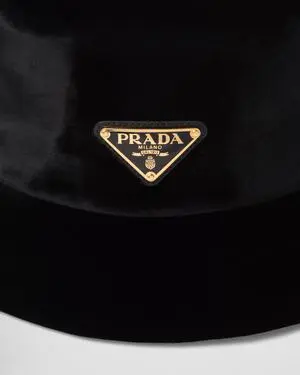 Prada Velvet Bucket Hat