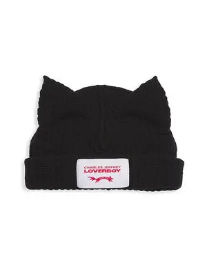 CHARLES JEFFREY Chunky Ears Wool Beanie