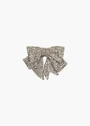 JENNIFER BEHR Belle Bow Barrette - Crystal