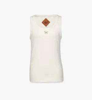 Mcm Logo Bouclé Tank Top