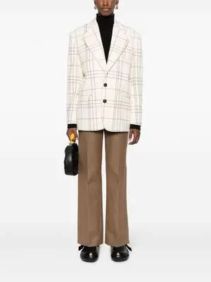 Marni Checked Single-breasted Blazer
