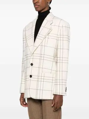 Marni Checked Single-breasted Blazer