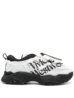 VIVIENNE WESTWOOD Logo-print Layered Sneakers - Black
