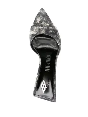 Attico 100mm Bleached-effect Pointed-toe Sandals