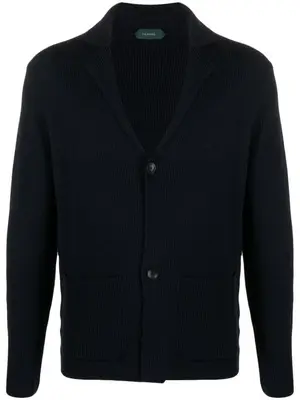 ZANONE Notched-lapels Virgin-wool Blazer