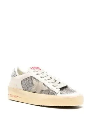 GOLDEN GOOSE Stardan Crystal-embellished Sneakers - White