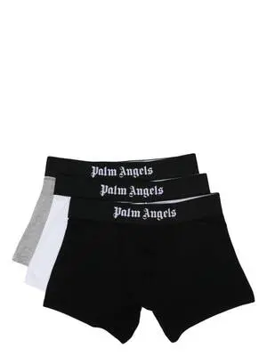 Palm Angels Logo-waistband Boxers - Black
