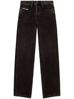 DIESEL® 2001 D-macro 09i35 Straight-leg Jeans - Black