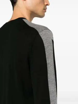 Neil Barrett Colour-block Fine-knit Jumper