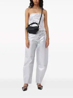 GANNI Mini Bou Bag Cross Body Bag - Black