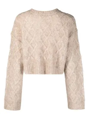 Remain Birger Christensen Cable-knit Wool Blend Jumper