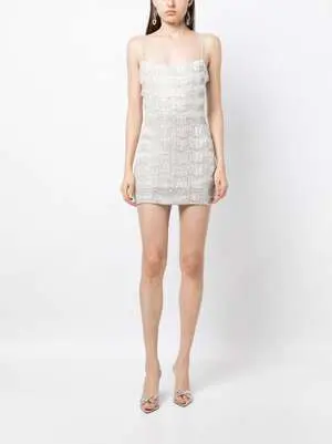 Rachel Gilbert Sadie Fringed Mini Dress