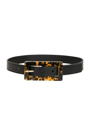 Saint Laurent Leather Belt - Havana