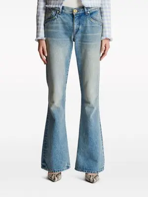 Balmain Western Bootcut Jeans - Blue