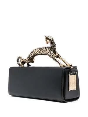 LANVIN Pencil Cat Leather Bag