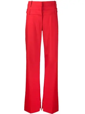 David Koma Frill Pants For Women