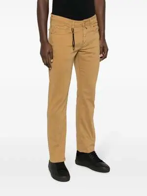 Incotex Low-rise Slim-fit Trousers - Brown
