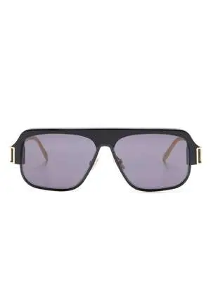 Marni Burullus Pilot-frame Sunglasses - Black