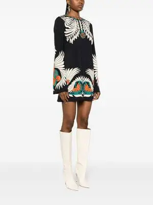 La DoubleJ Mini Swing Dress - Black