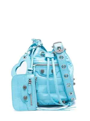 Balenciaga Buckled Bucket Bags
