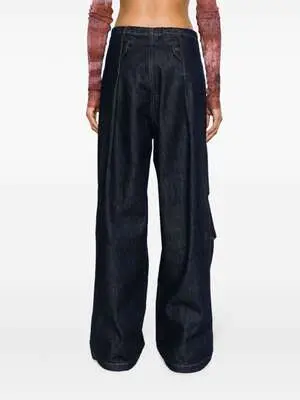 DARKPARK Daisy Contrast-stitching Wide Leg Jeans
