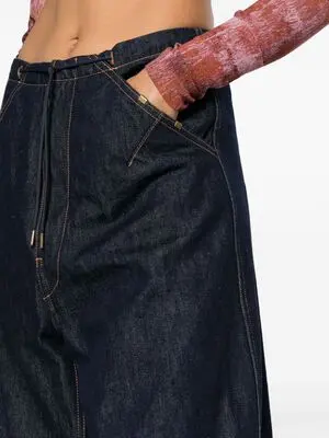 DARKPARK Daisy Contrast-stitching Wide Leg Jeans
