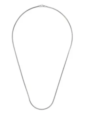 Tom Wood Snake Chain Slim Necklace - Silver