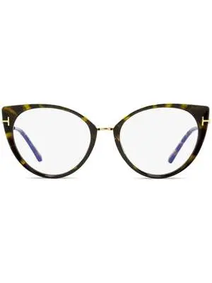 TOM FORD Cat-eye Frame Glasses - Brown