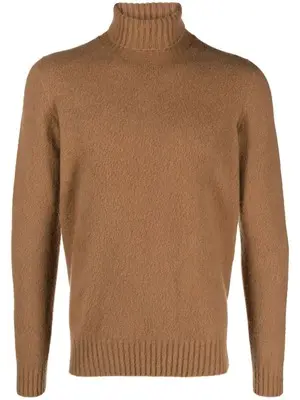 DRUMOHR Roll Neck Lambs Wool Jumper